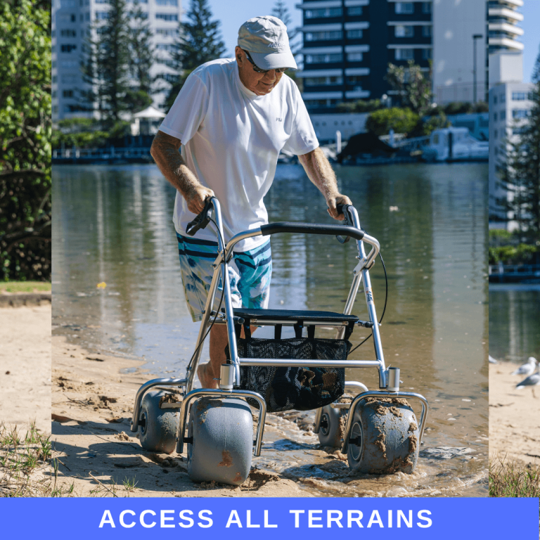 Wheeleez™ All-Terrain / Beach Rollator | Sandcruiser® | Sandpiper ...